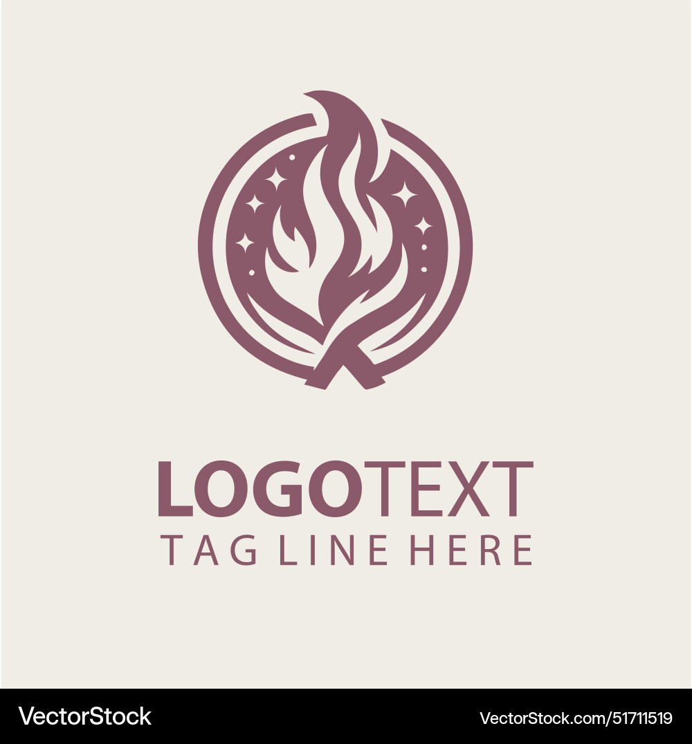 Fire logo Royalty Free Vector Image - VectorStock