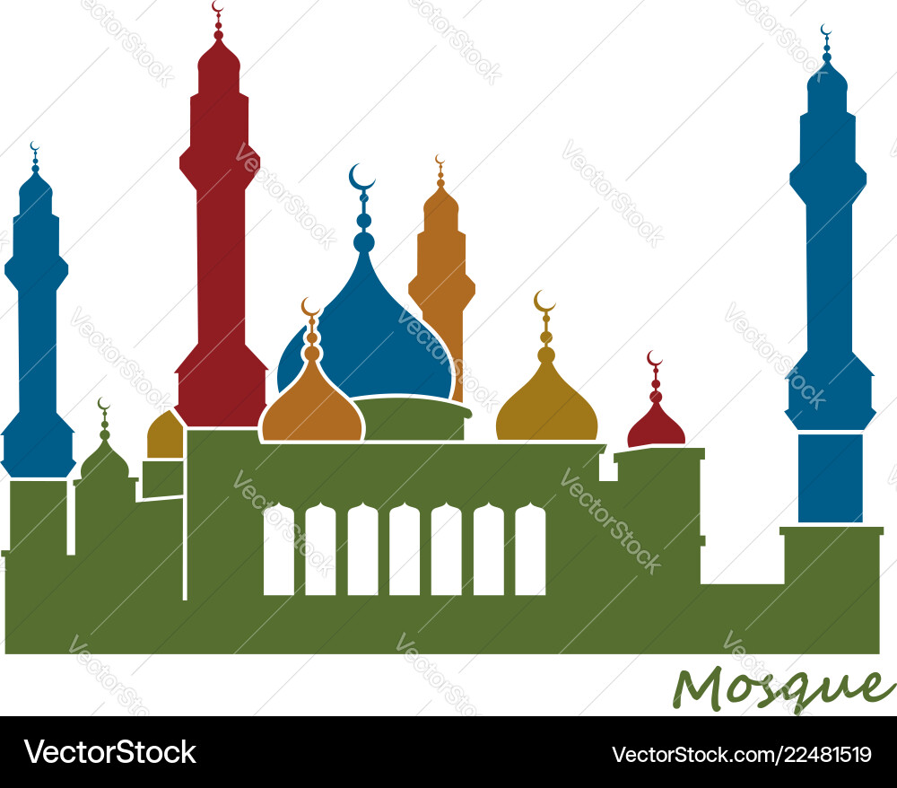 Mosque Royalty Free Vector Image - VectorStock