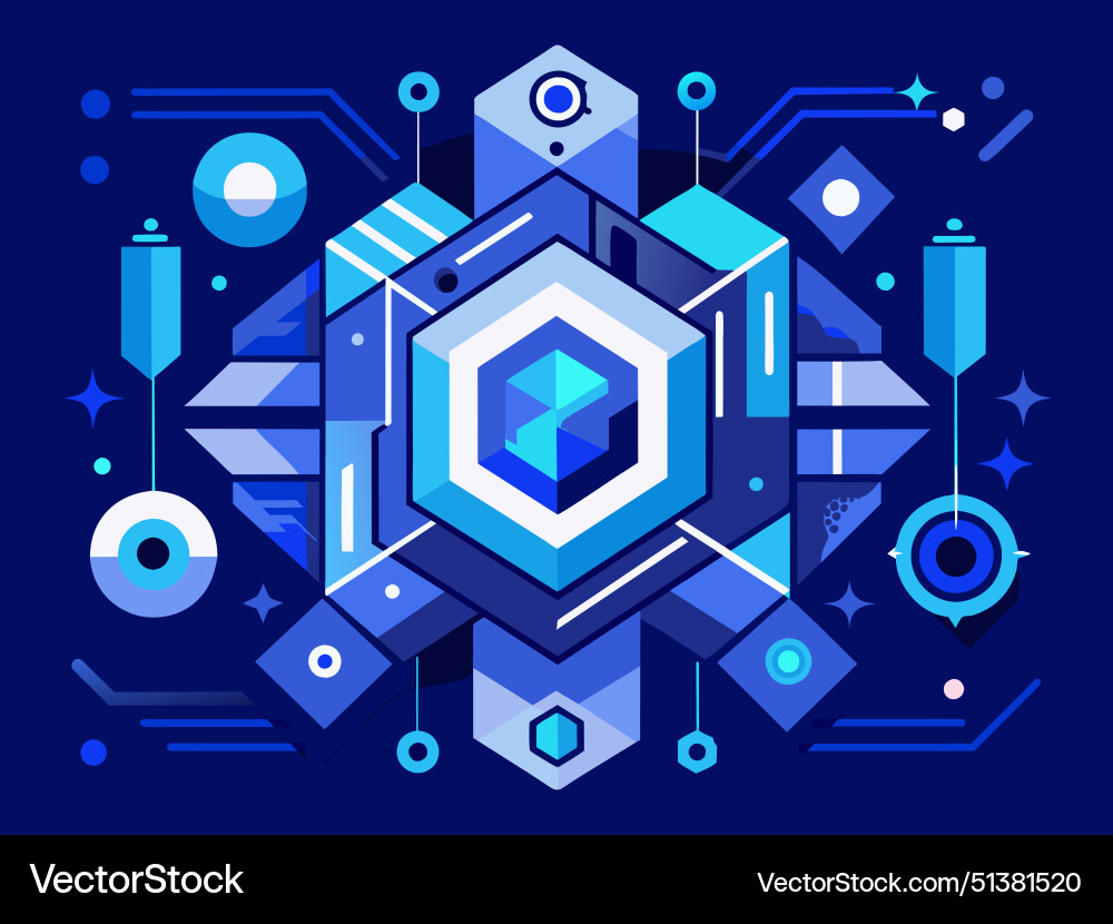 Abstract technology ui futuristic concept hud Vector Image