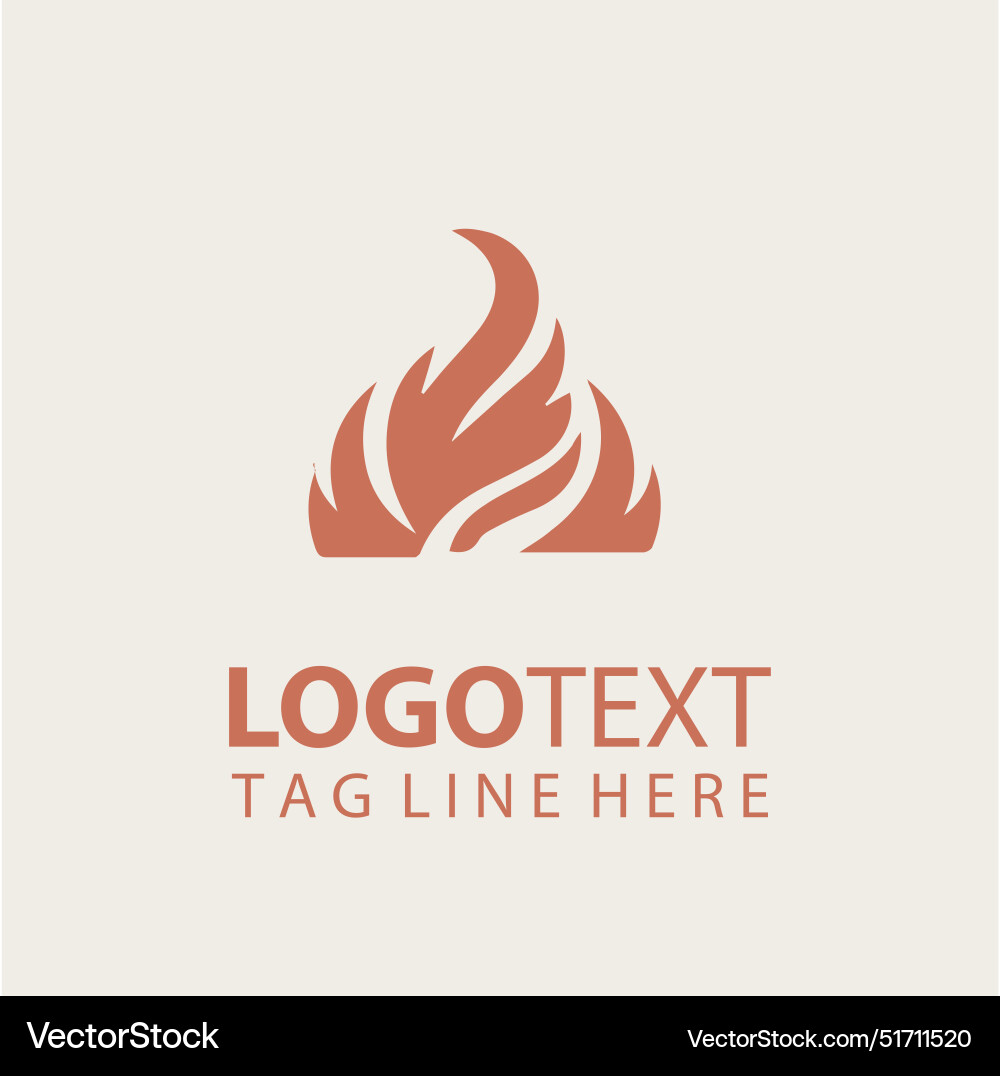 Fire logo Royalty Free Vector Image - VectorStock