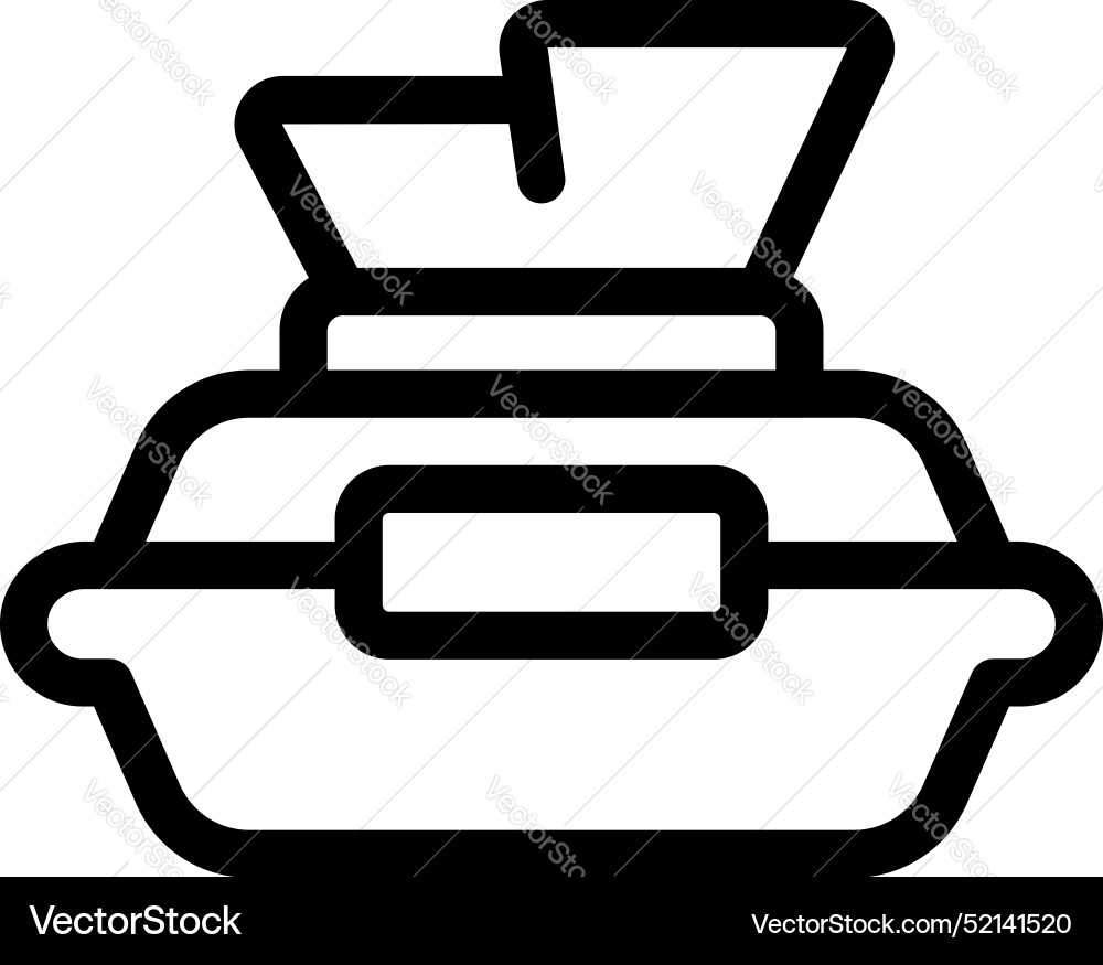 Wet wipes package with open lid for cleaning Vector Image