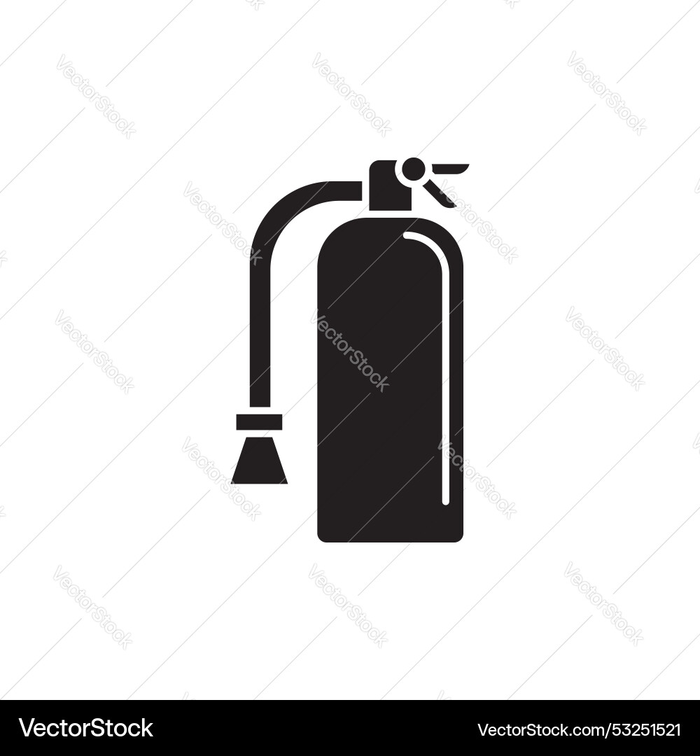 Fire extinguisher icon set safety extinguish Vector Image