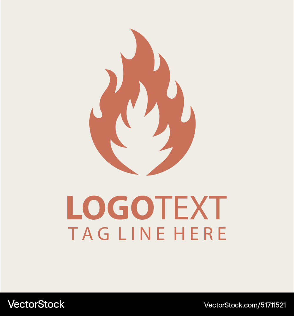 Fire logo Royalty Free Vector Image - VectorStock
