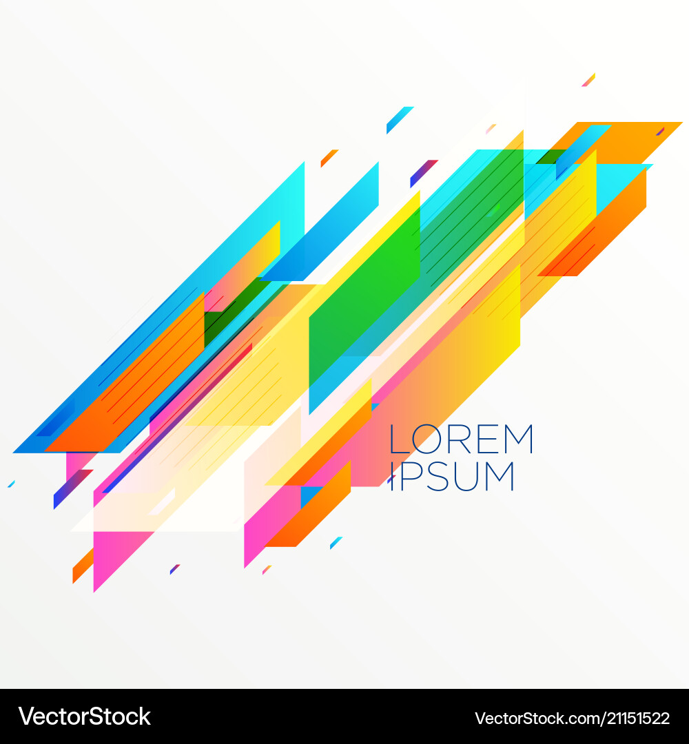 Abstract bright colors background design Vector Image