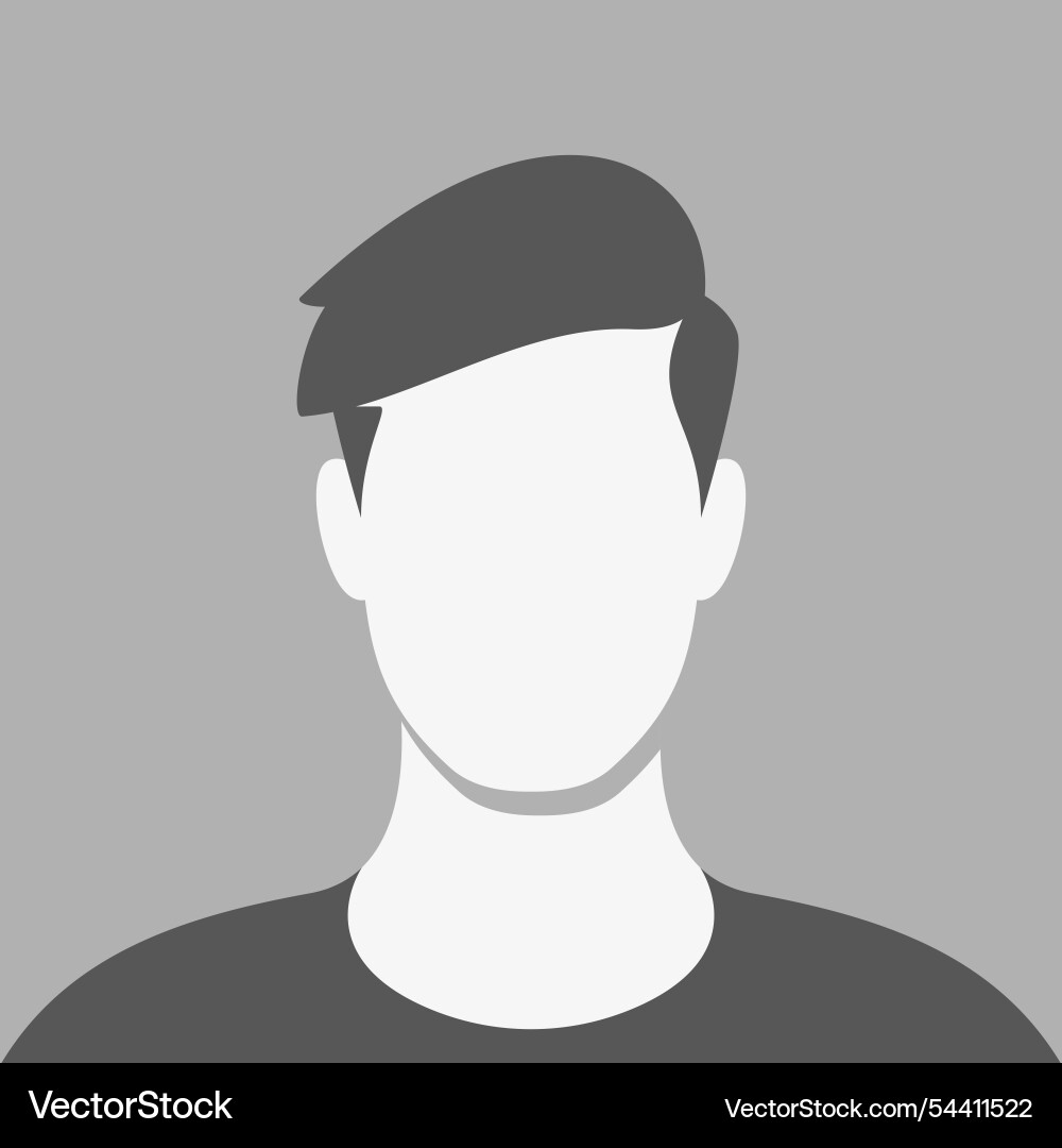 Man faceless character public avatar Royalty Free Vector