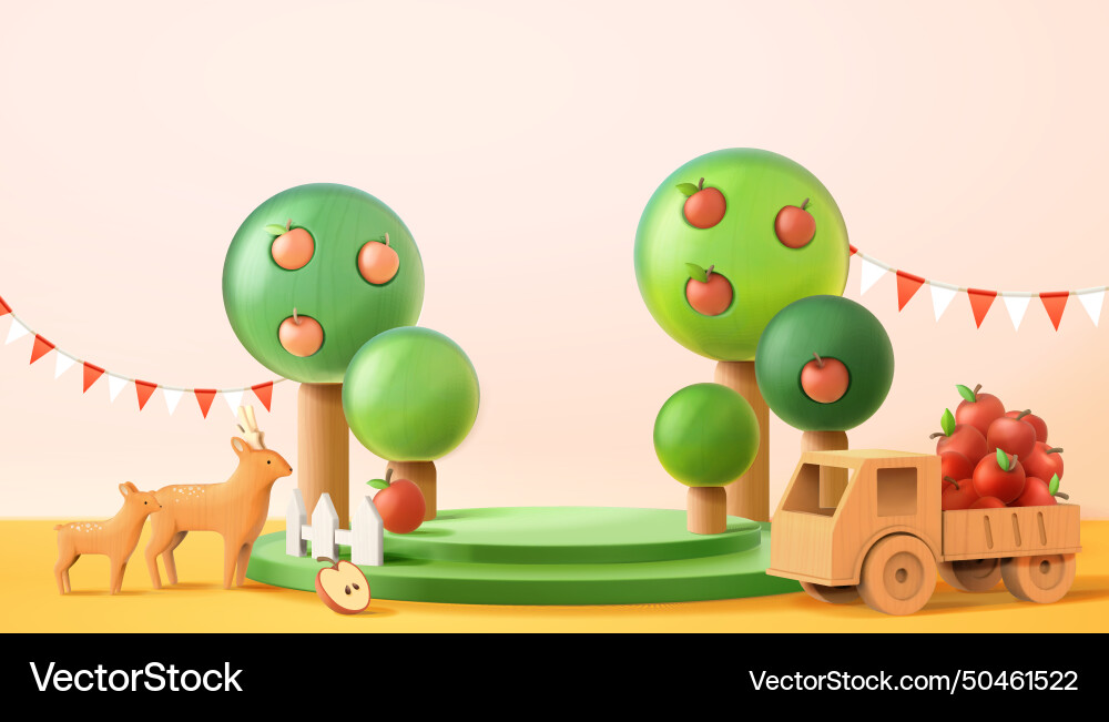 Stage for displaying product Royalty Free Vector Image