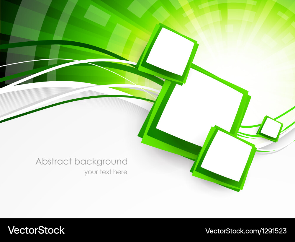 Abstract green background Royalty Free Vector Image