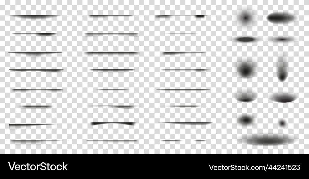 Dark Shadow Line Overlay Royalty Free Vector Image