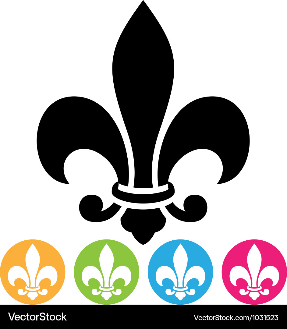 Fleur de lis Royalty Free Vector Image - VectorStock