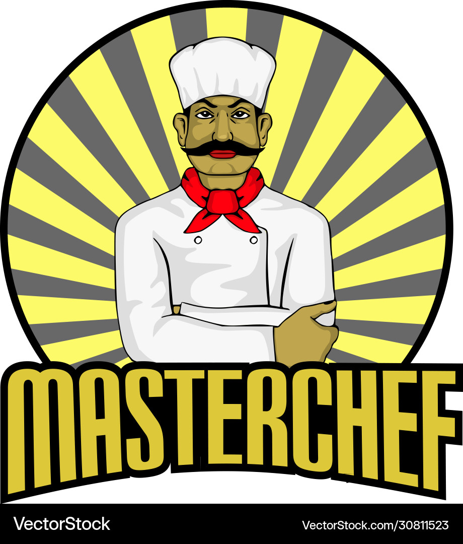 Masterchef Logo Vector Master Chef Logo Vector Icon Stock Vector