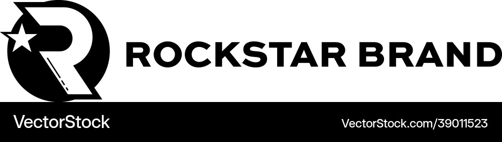 Rockstar Brand Logo Royalty Free Vector Image - VectorStock