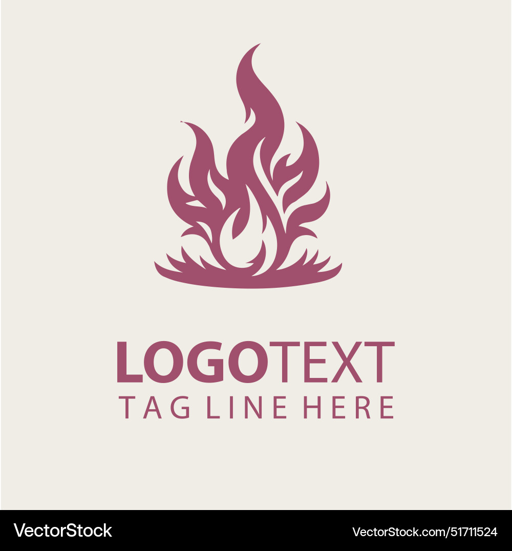 Fire logo Royalty Free Vector Image - VectorStock