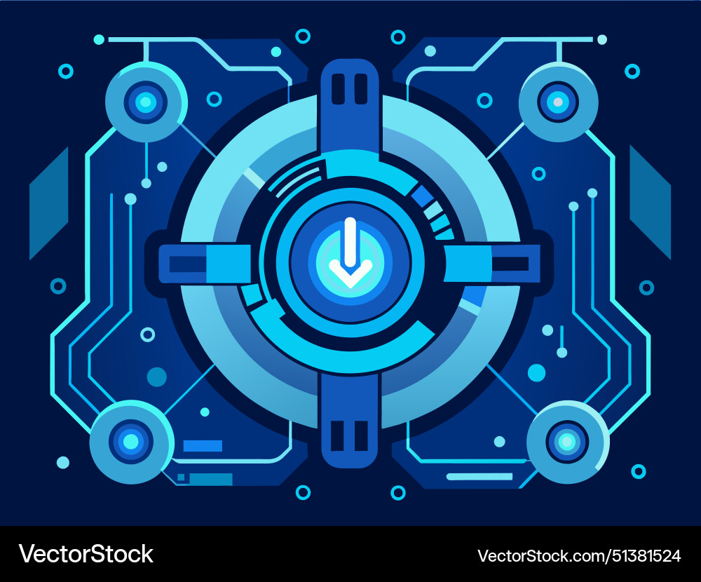 Futuristic graphic user interface Royalty Free Vector Image Futuristic graphic user interface Royalty Free Vector Image