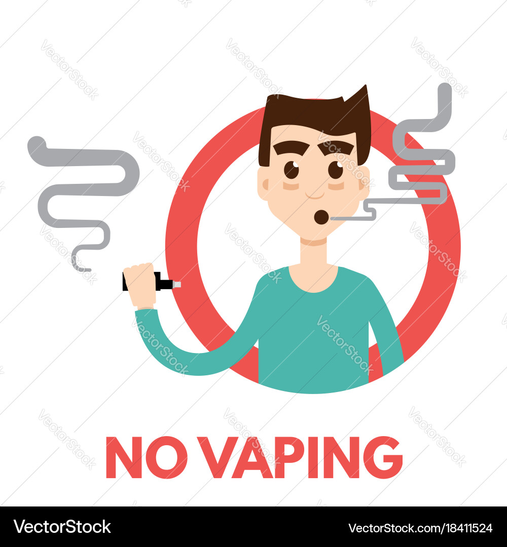 No vaping icon Royalty Free Vector Image - VectorStock