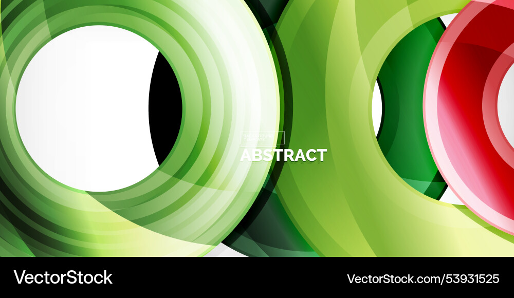 Circles round elements ring shapes premium Vector Image