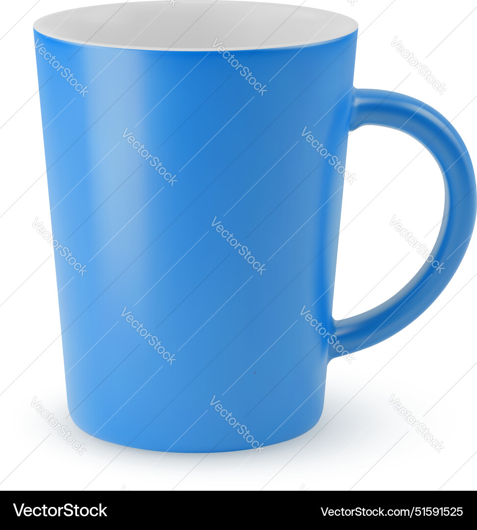 Empty cup Royalty Free Vector Image - VectorStock
