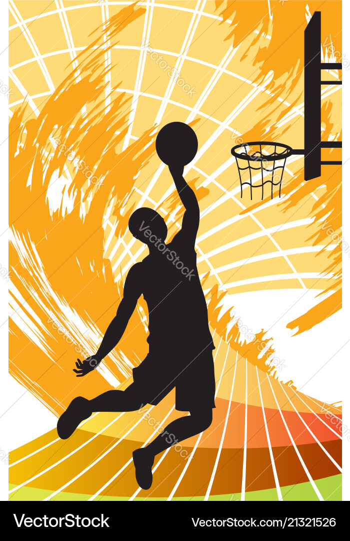 Basketball player Royalty Free Vector Image - VectorStock