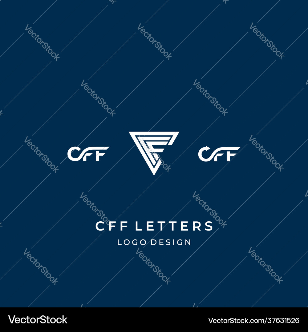 Cff logo Royalty Free Vector Image - VectorStock