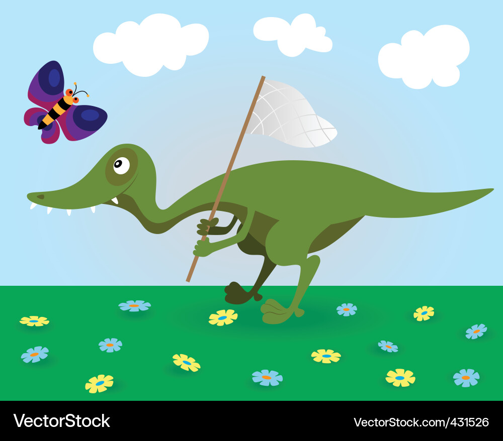 Dino Royalty Free Vector Image - VectorStock