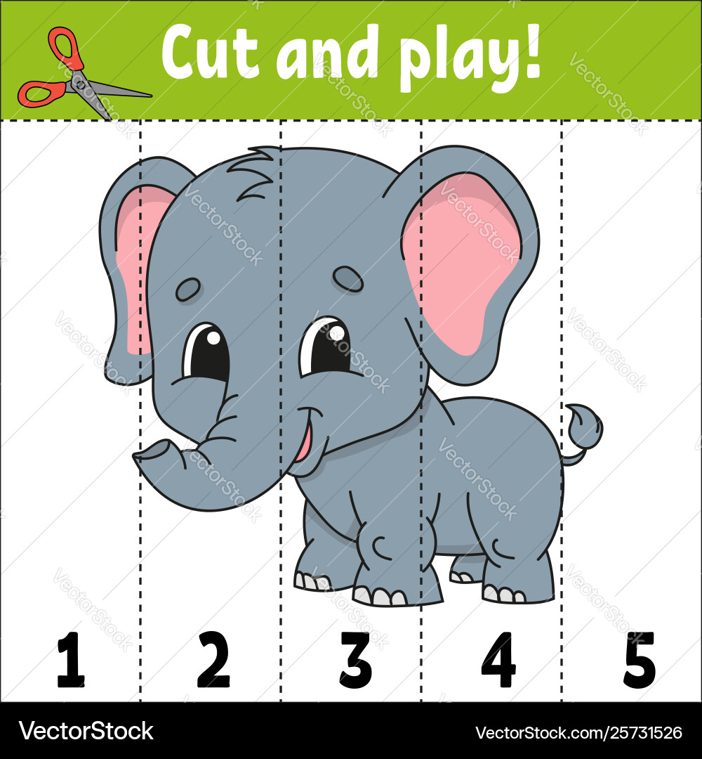 Learning numbers education developing worksheet Vector Image