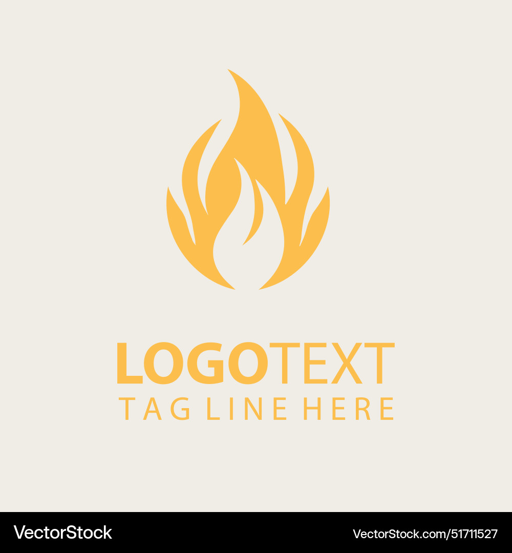 Fire logo Royalty Free Vector Image - VectorStock