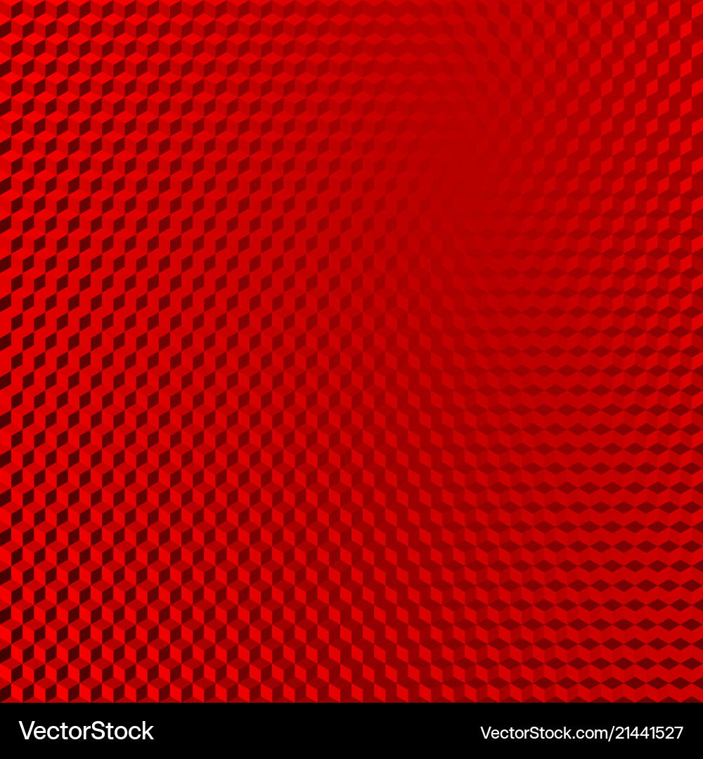 Vehicle reflective red abstract isometric shape Vector Image