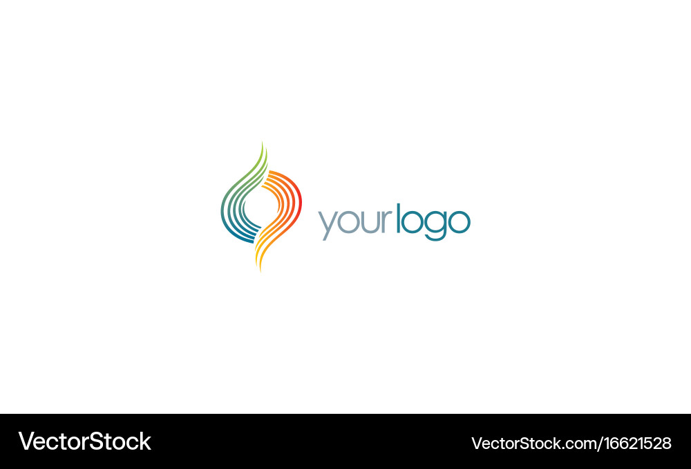 Colorful Swirl Logo Royalty Free Vector Image - VectorStock