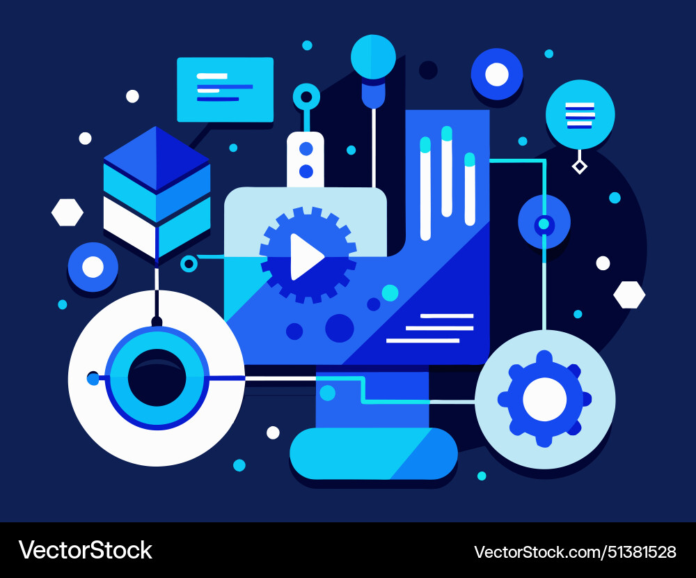 Futuristic graphic user interface Royalty Free Vector Image Futuristic graphic user interface Royalty Free Vector Image