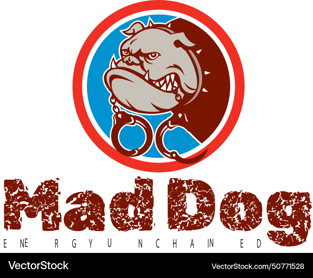 Mad dog energy logo Royalty Free Vector Image - VectorStock