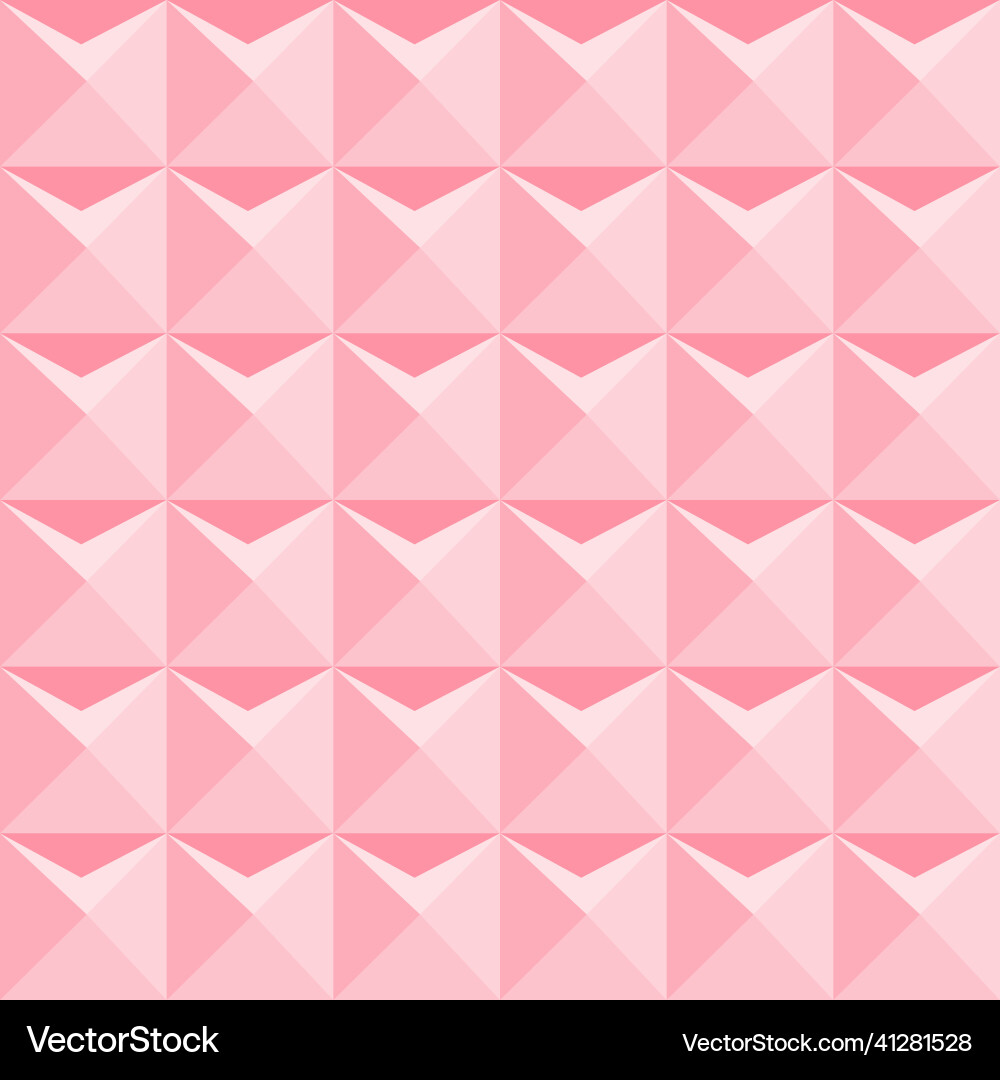 Pink seamless geometric pattern delicate Vector Image