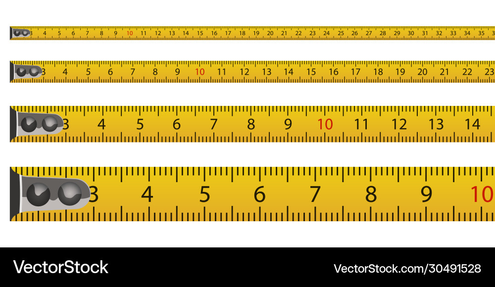 Tape measure Royalty Free Vector Image - VectorStock