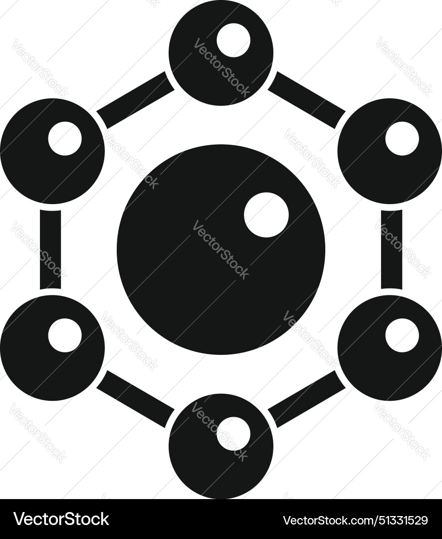 Black icon of network connectivity design Vector Image