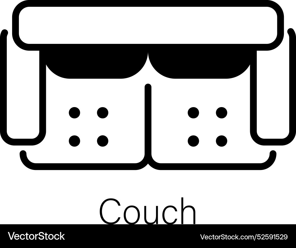 Couch Royalty Free Vector Image - VectorStock