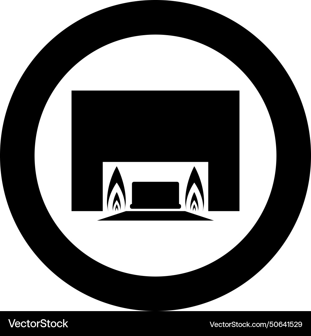 Crematorium cremation process Royalty Free Vector Image