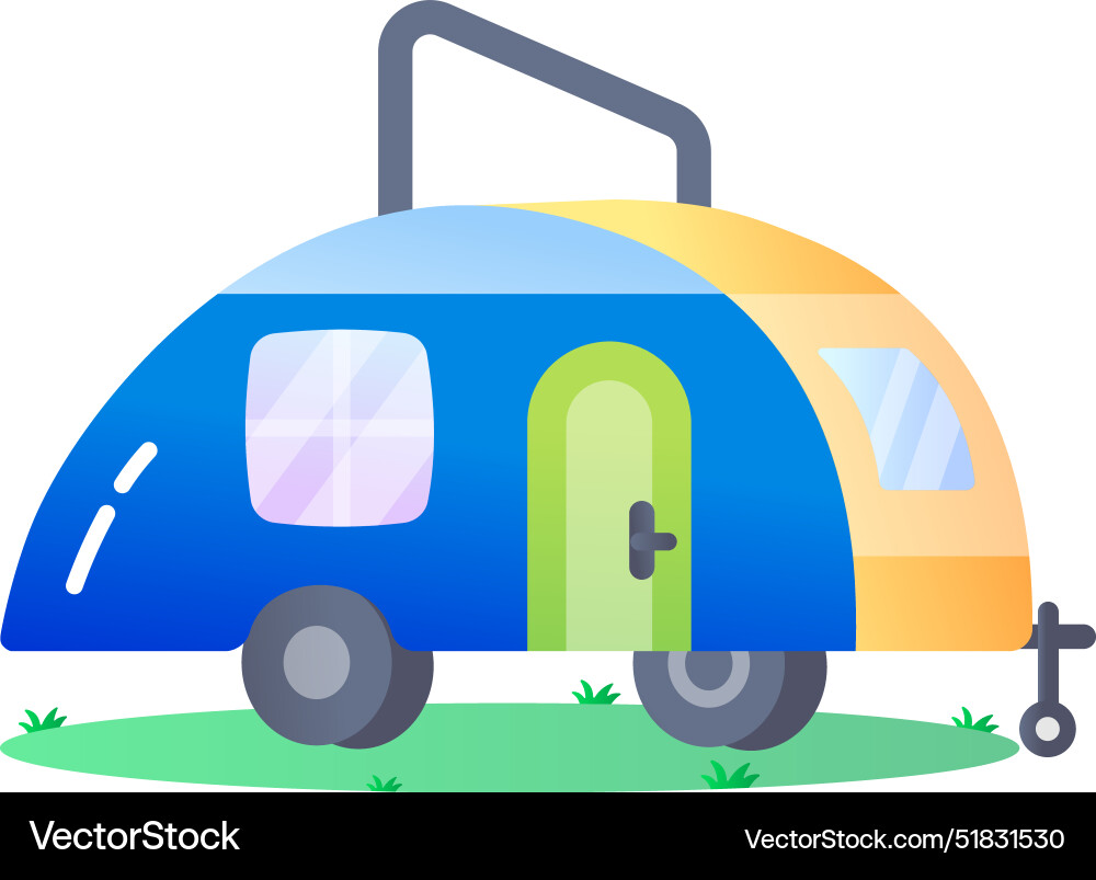 Caravan Royalty Free Vector Image - VectorStock