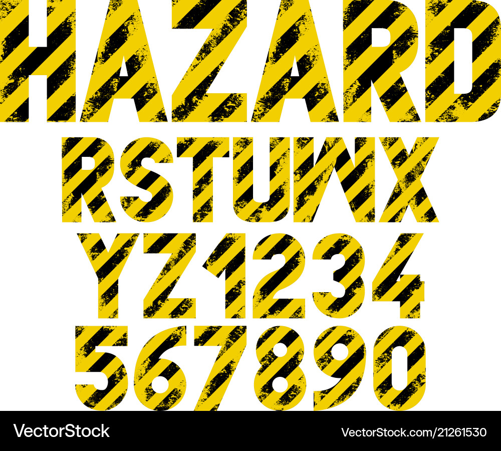 Font Royalty Free Vector Image - VectorStock