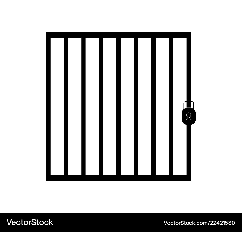 Jail icon Royalty Free Vector Image - VectorStock