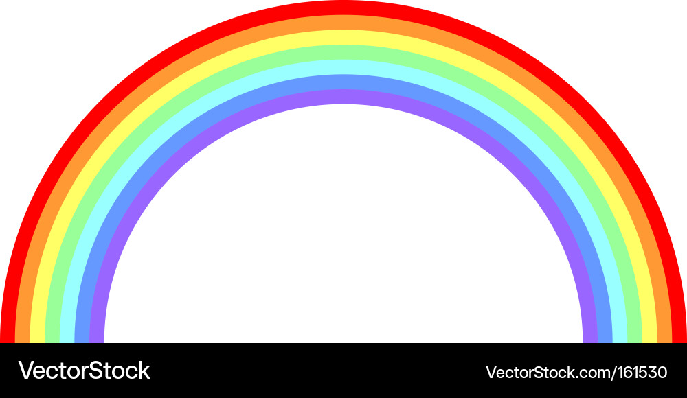 Rainbow Royalty Free Vector Image - VectorStock
