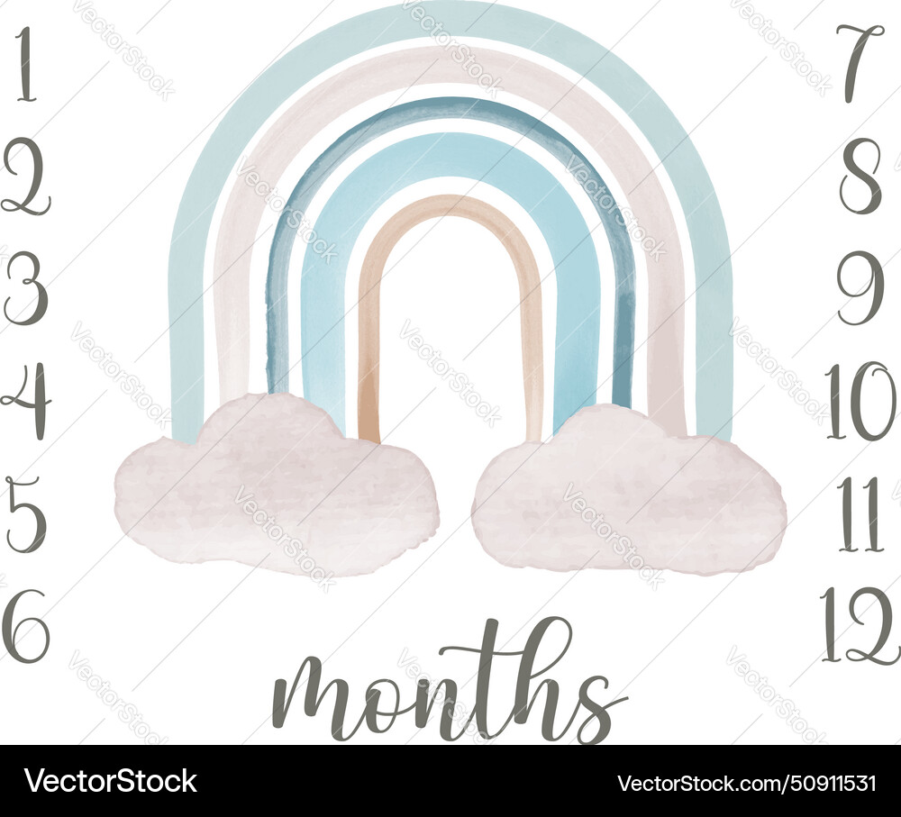 Baby milestone Royalty Free Vector Image - VectorStock