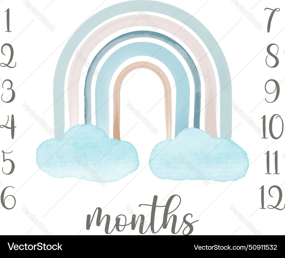 Baby milestone Royalty Free Vector Image - VectorStock