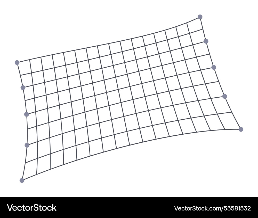 Fish net icon isolated fishnet and scoop Vector Image
