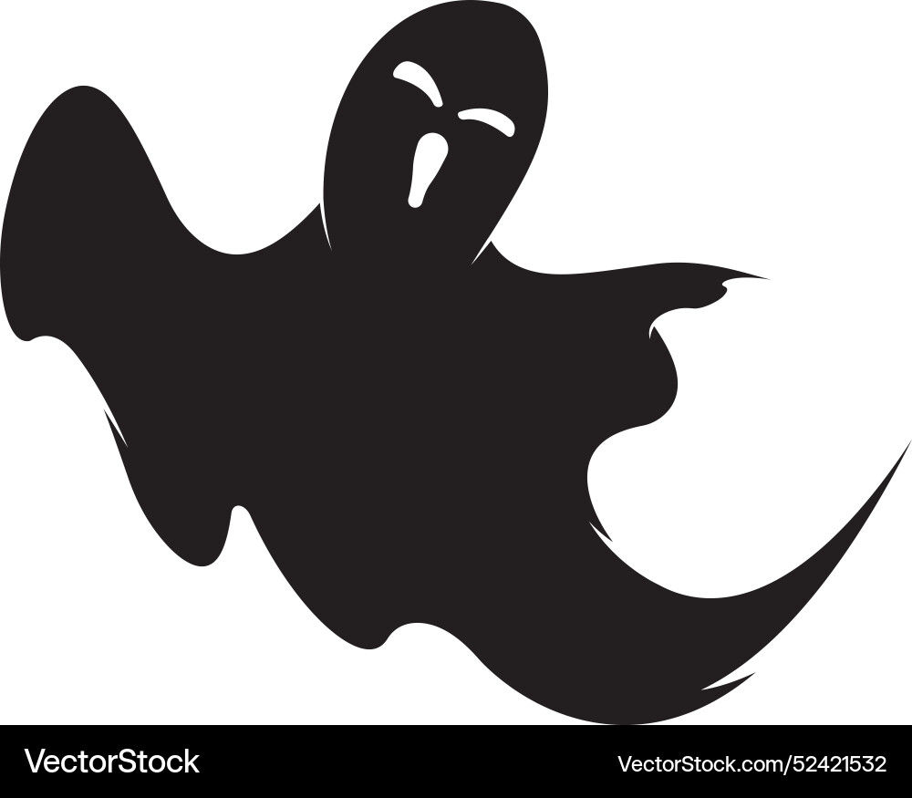 Ghost logo template Royalty Free Vector Image - VectorStock