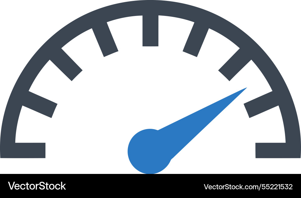 Speed indicator icon Royalty Free Vector Image