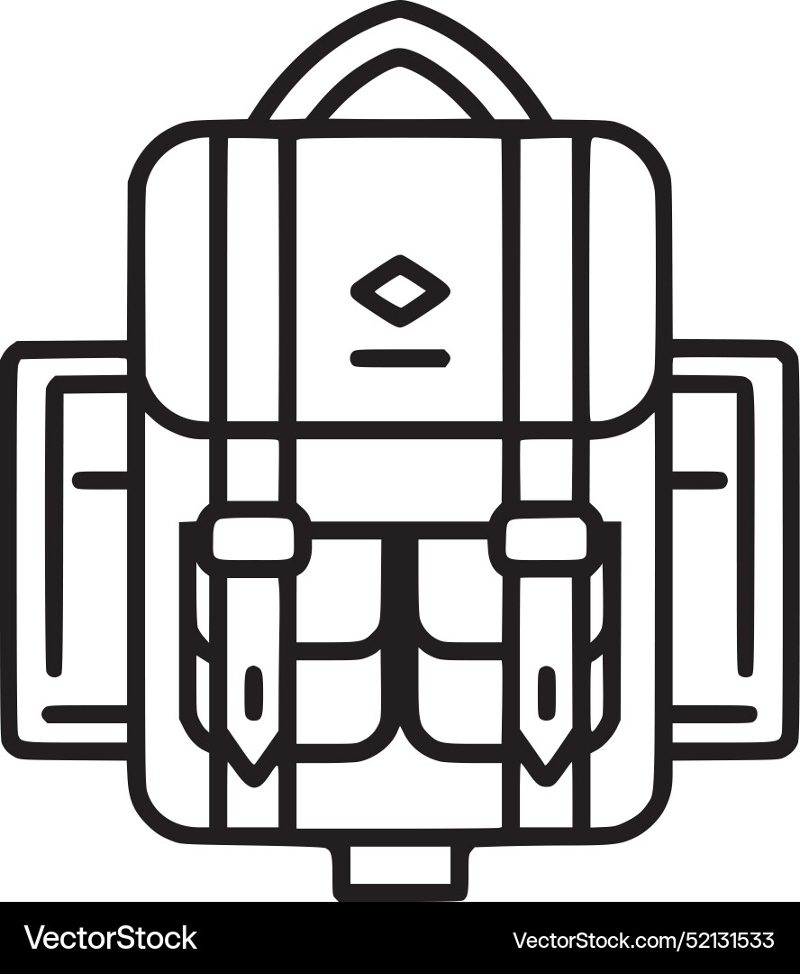 Backpack Royalty Free Vector Image - VectorStock