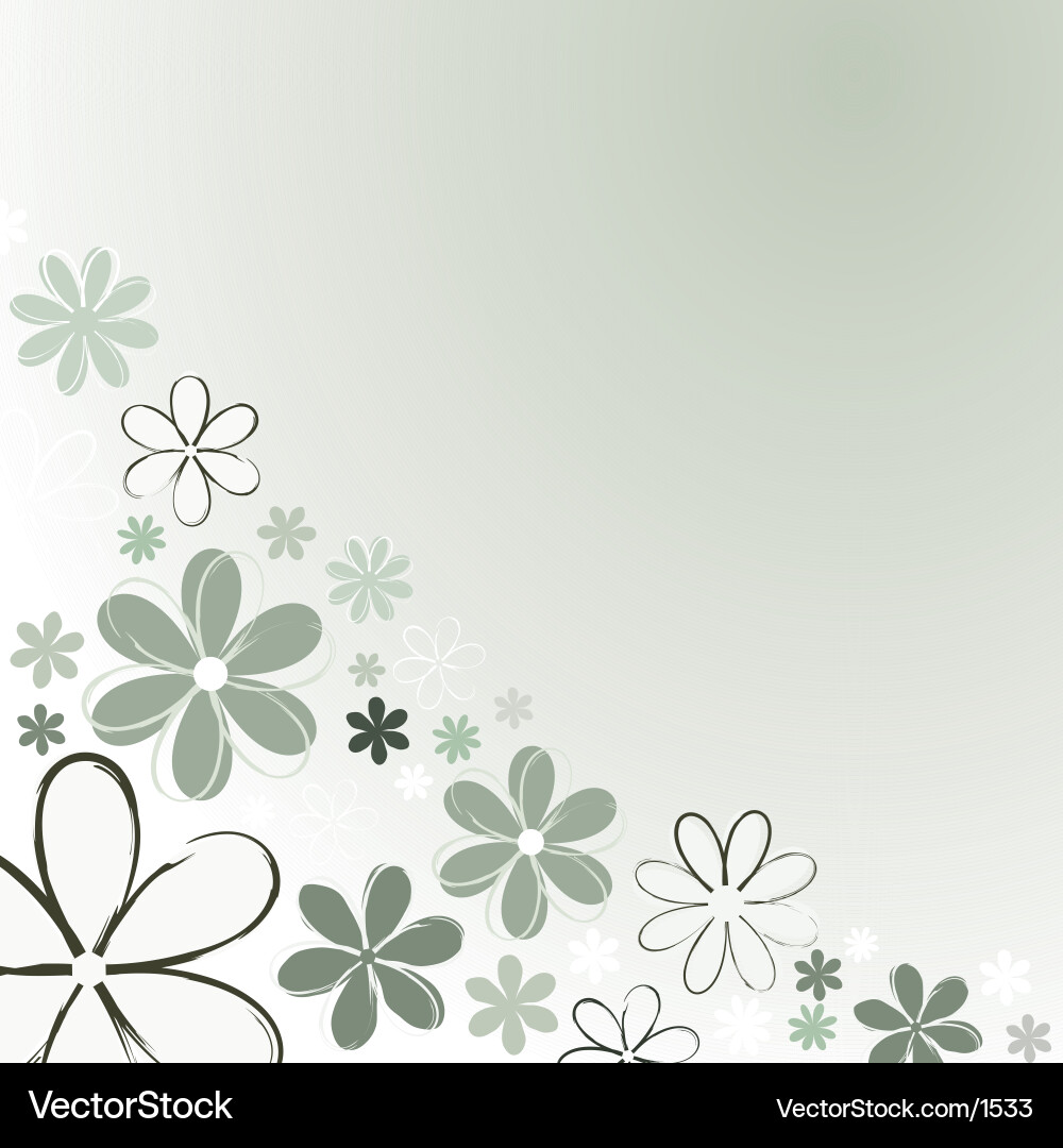 Flower background Royalty Free Vector Image - VectorStock