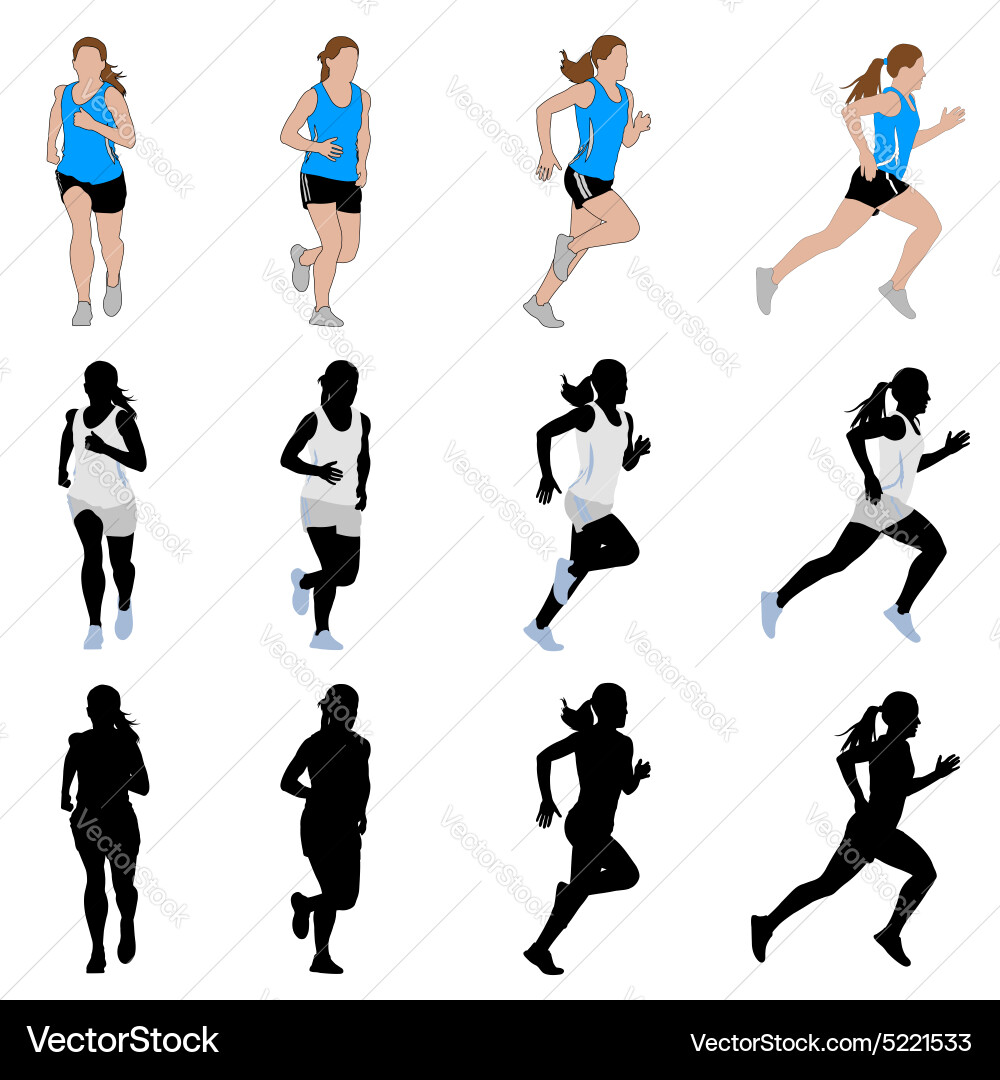 Runner Royalty Free Vector Image - VectorStock