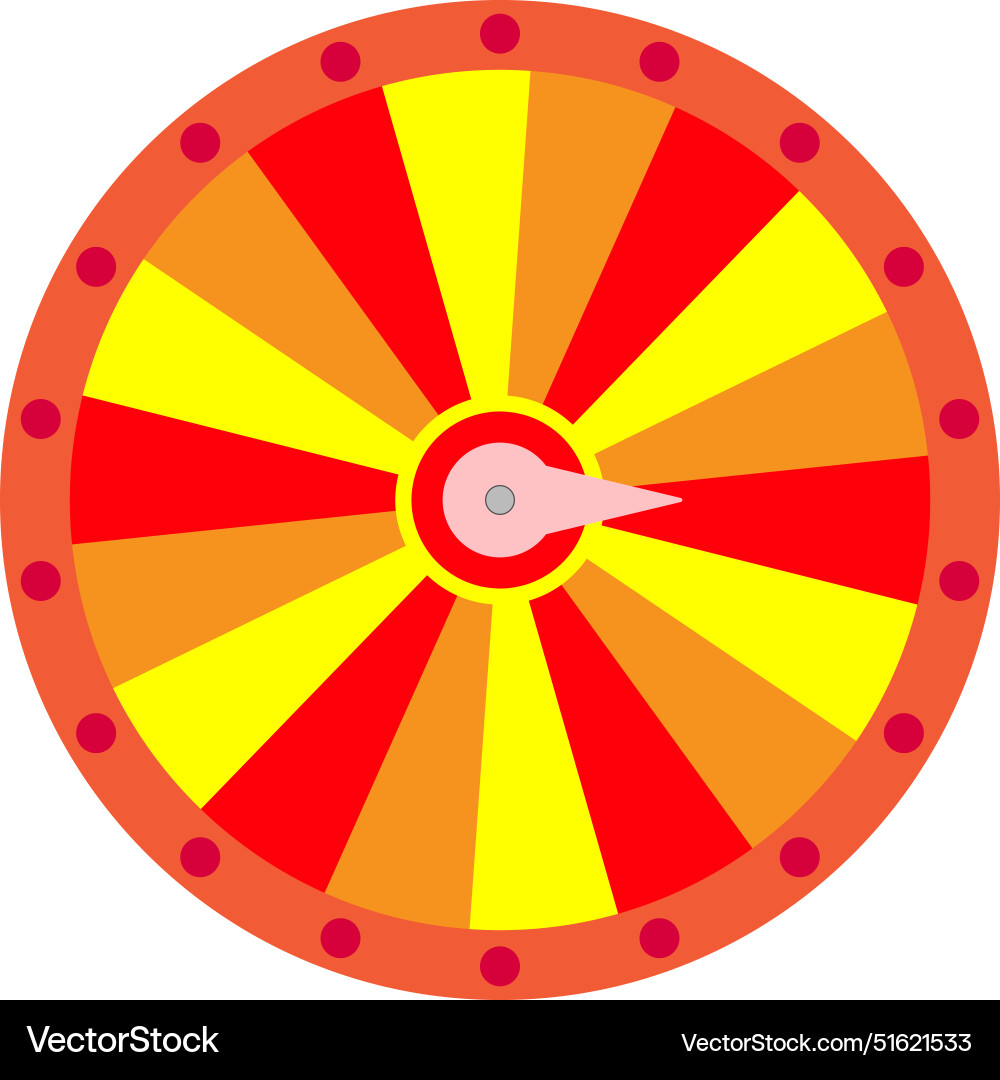 Spin play game spinning wheel casino fortune Vector Image