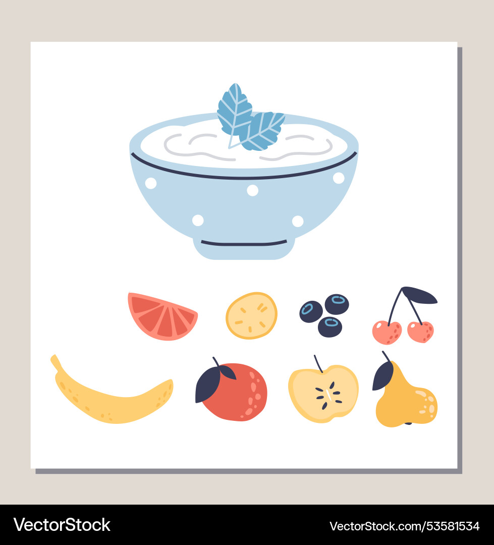 A yogurt maker with greek Royalty Free Vector Image