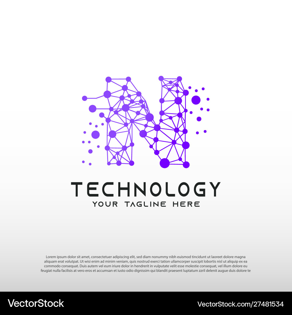 Web And Tech Logos That Start With N N Tech Logo