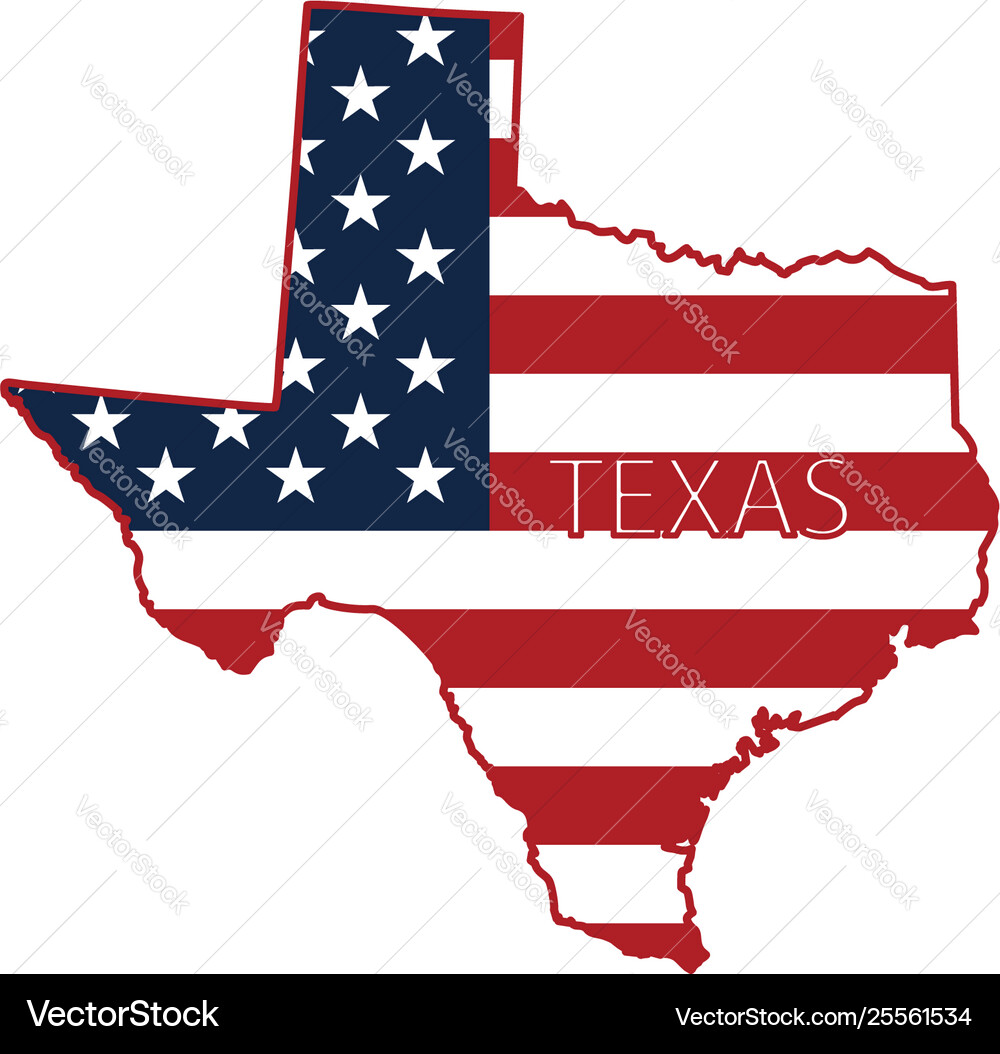 Texas Royalty Free Vector Image - VectorStock